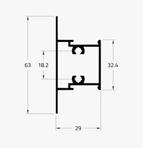 CHR-059 - Perfil Alumínio