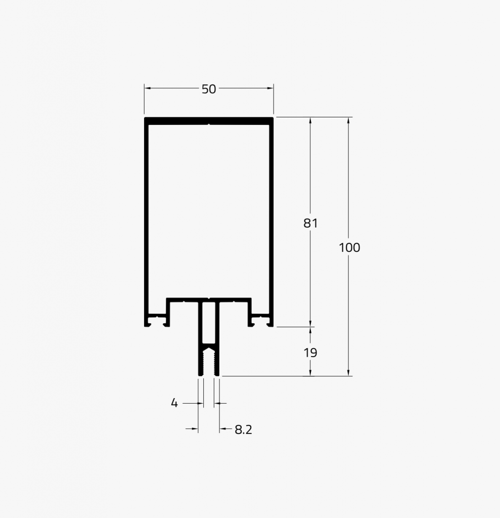 GP-001 - Perfil Alumínio