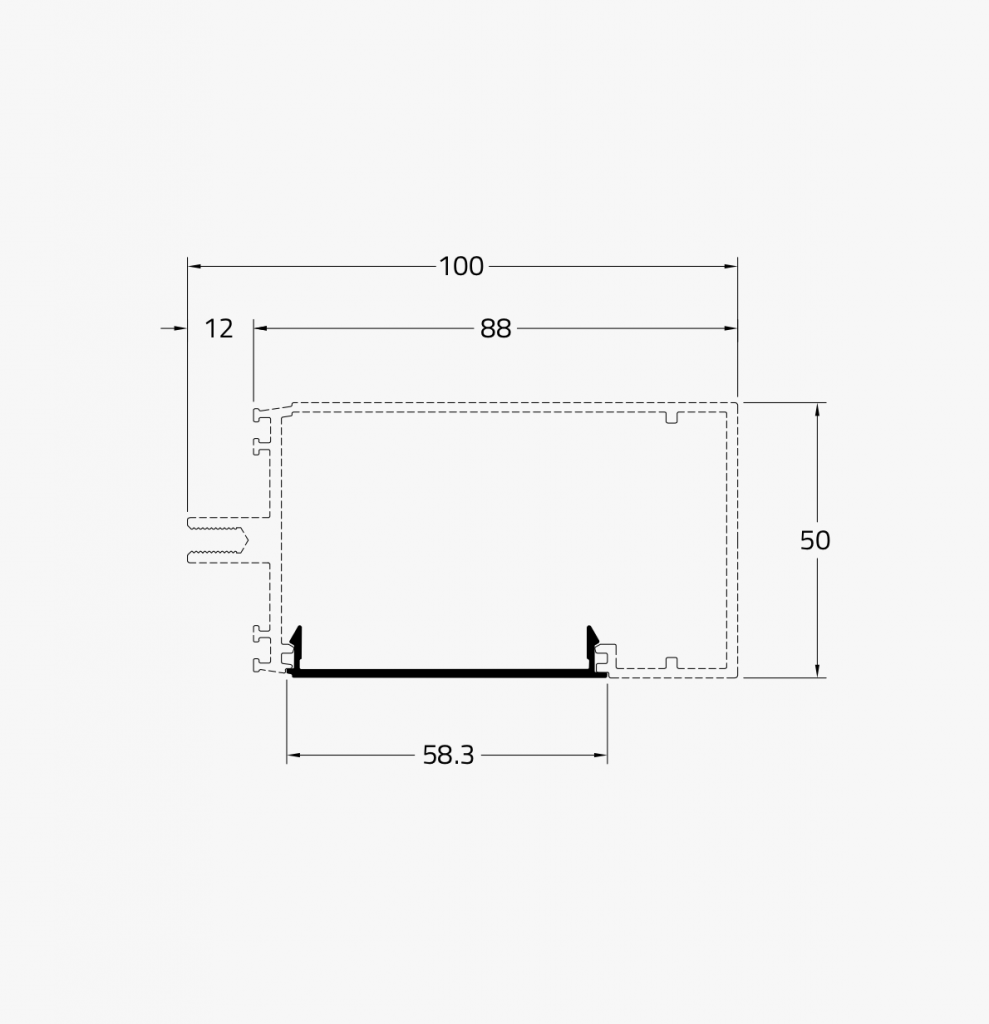 GP-005 - Perfil Alumínio