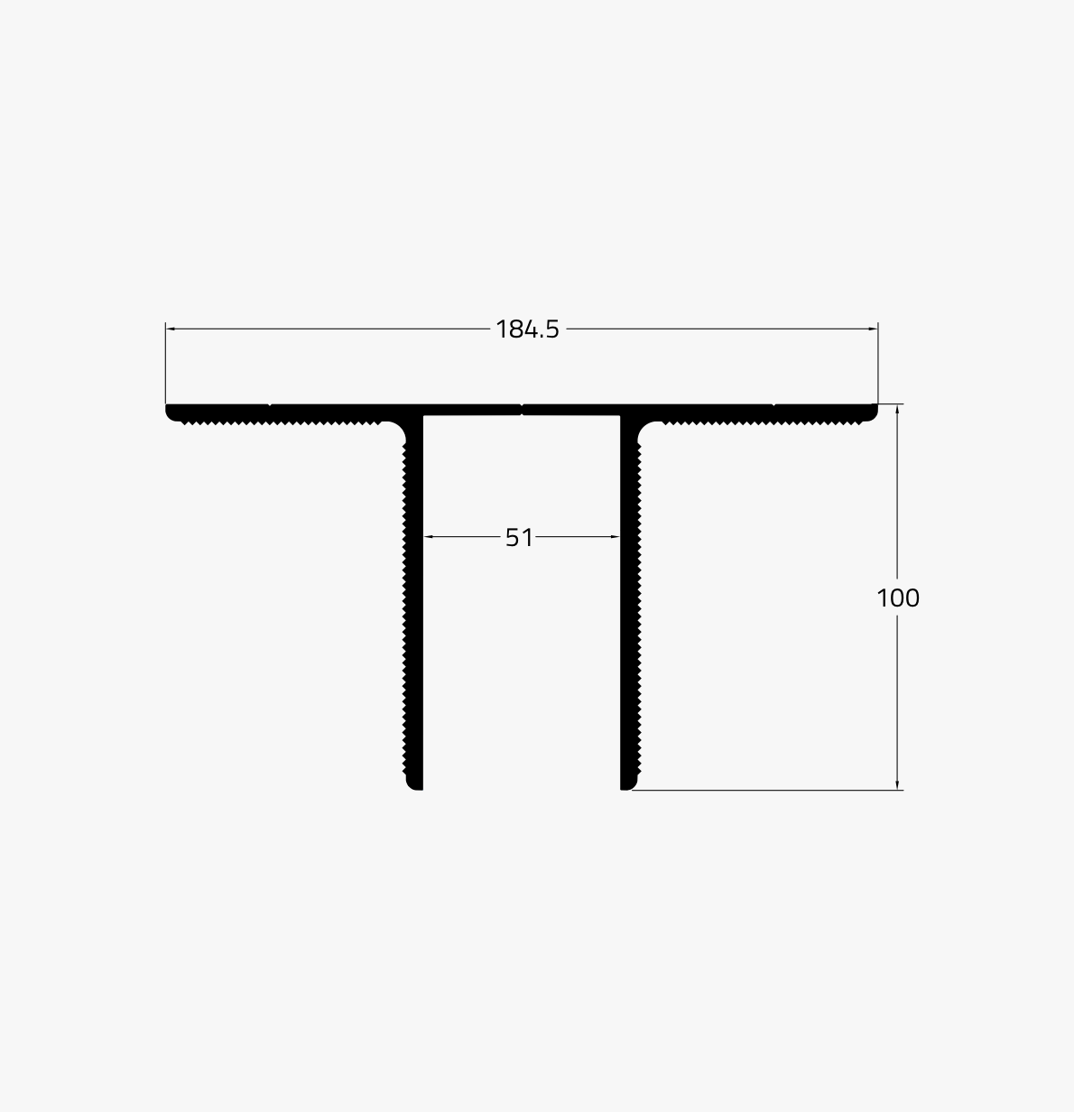 GP-017 - Perfil Alumínio