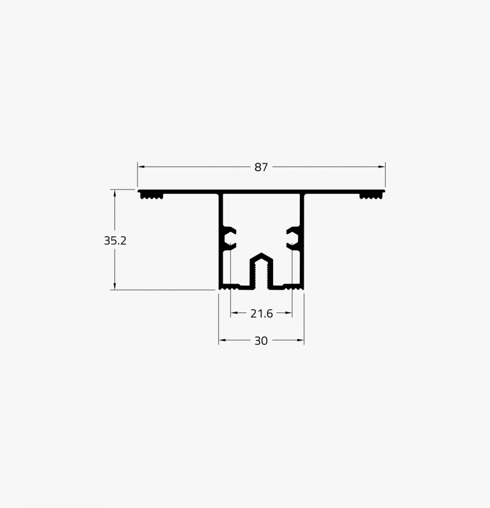 PS-301 - Perfil Alumínio